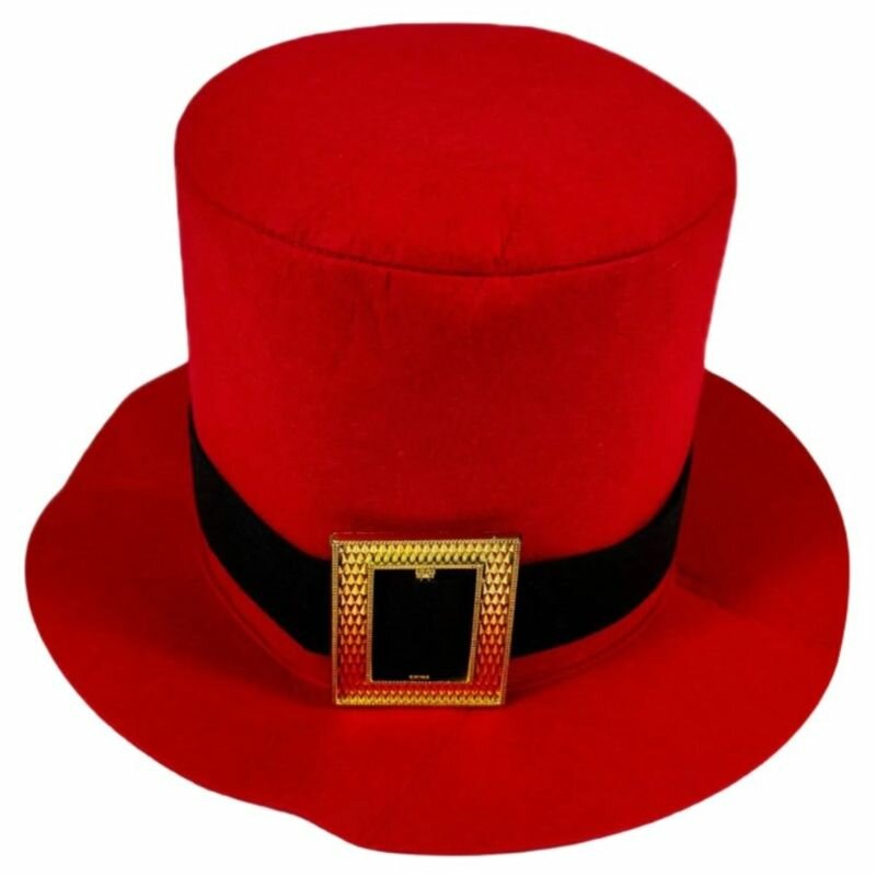 Волшебная Шляпа С Черным Поясом на Хэллоуин, Линкольна-Красный