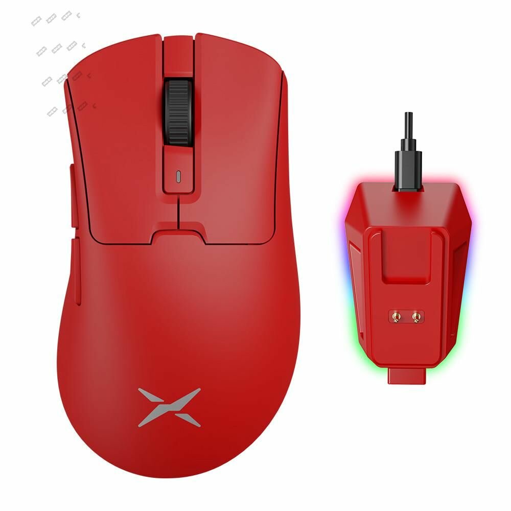 Игровая мышь DELUX M900PRO PAW3395, до 26000 DPI, Мышь беспроводная проводная,6 Программируемые