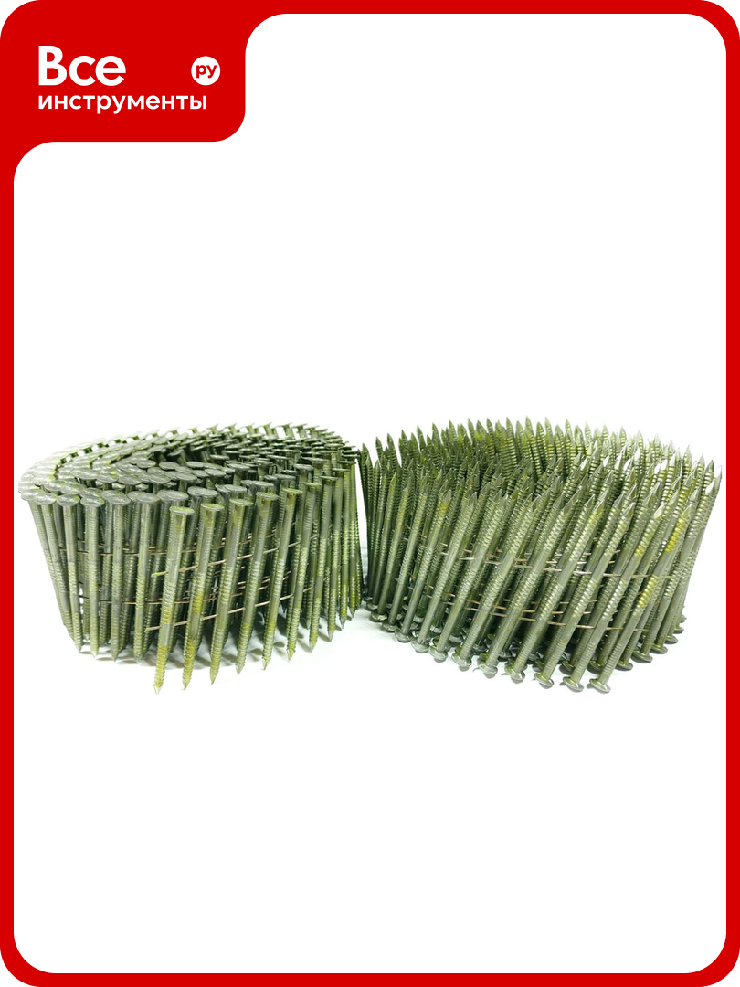 Гвоздь BeA BDC BK RING 2,8x80 ВеАRUS – стальные барабанные гвозди с ёршевой насечкой типа CNW, качество соединения