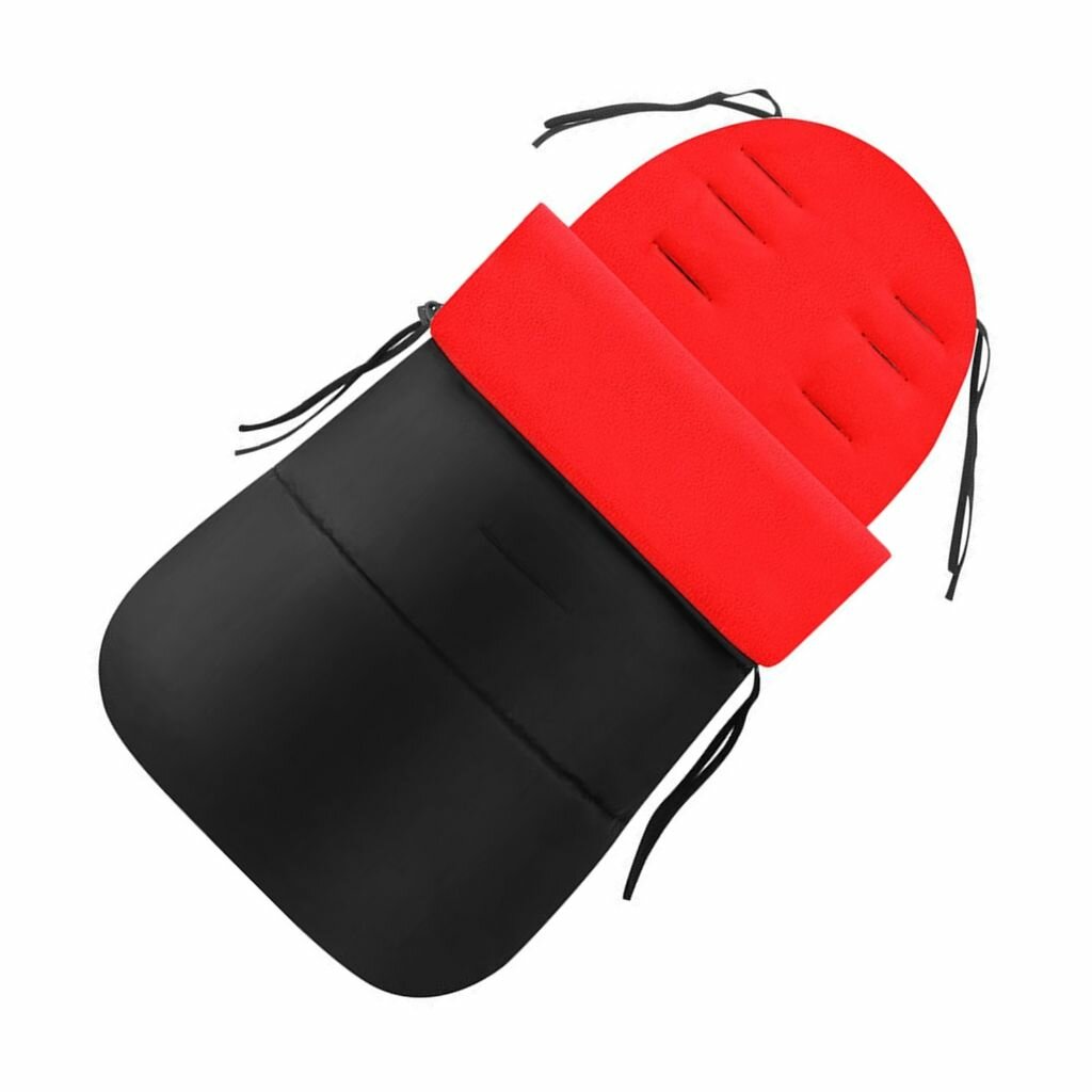 Теплый чехол для ног в коляске, спальный мешок с улучшенным утолщением-улучшенный красный спальный мешок с протекающими ножками