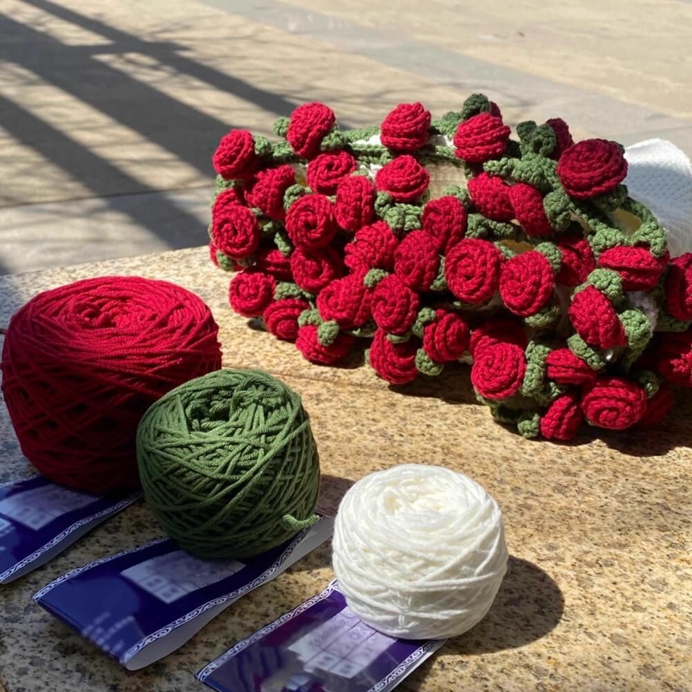 Шерстяное одеяло ручной работы, вязаное крючком одеяло своими руками, креативный подарок