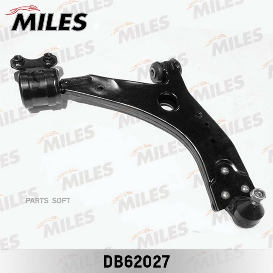 MILES DB62027 Рычаг FORD FOCUS II/C-MAX/VOLVO V50/C70/S40 пер. нижн. прав. D-21mm ()