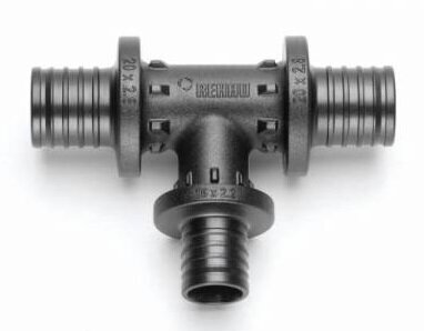 Тройник уменьшенным боковым проходом Rehau Rautitan PX 25х16х25мм (11600621001)