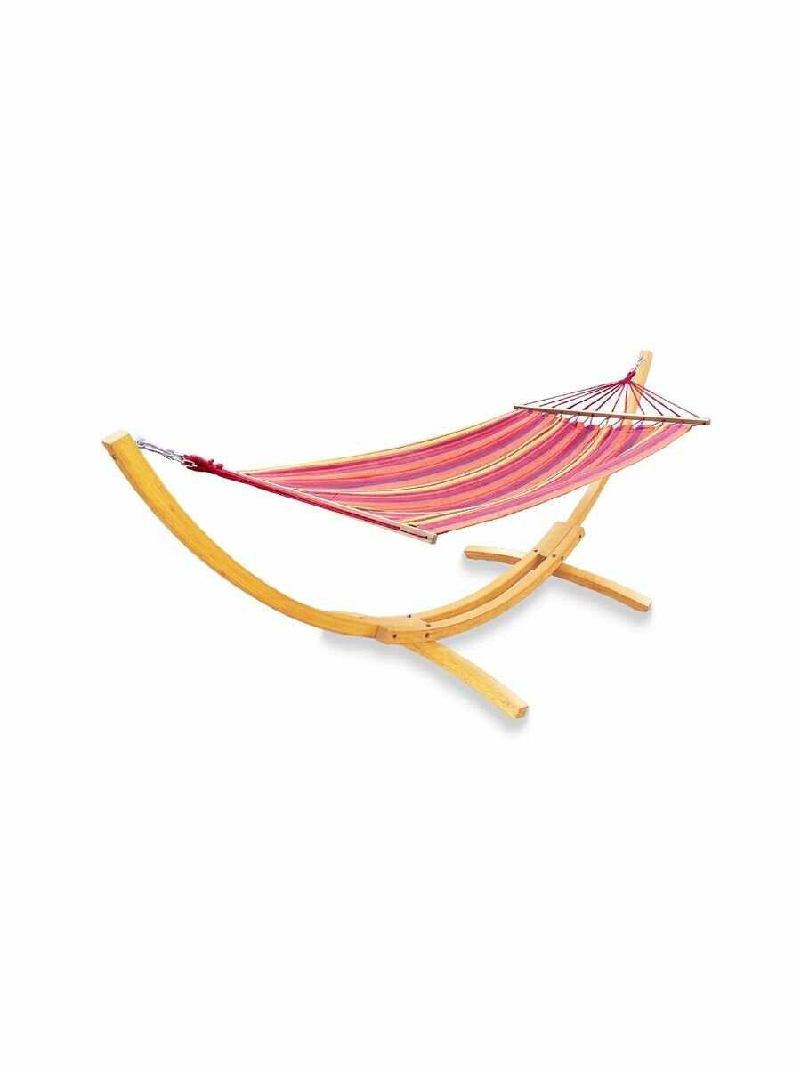 Деревянная подставка-гамак для сада, дачи и дома