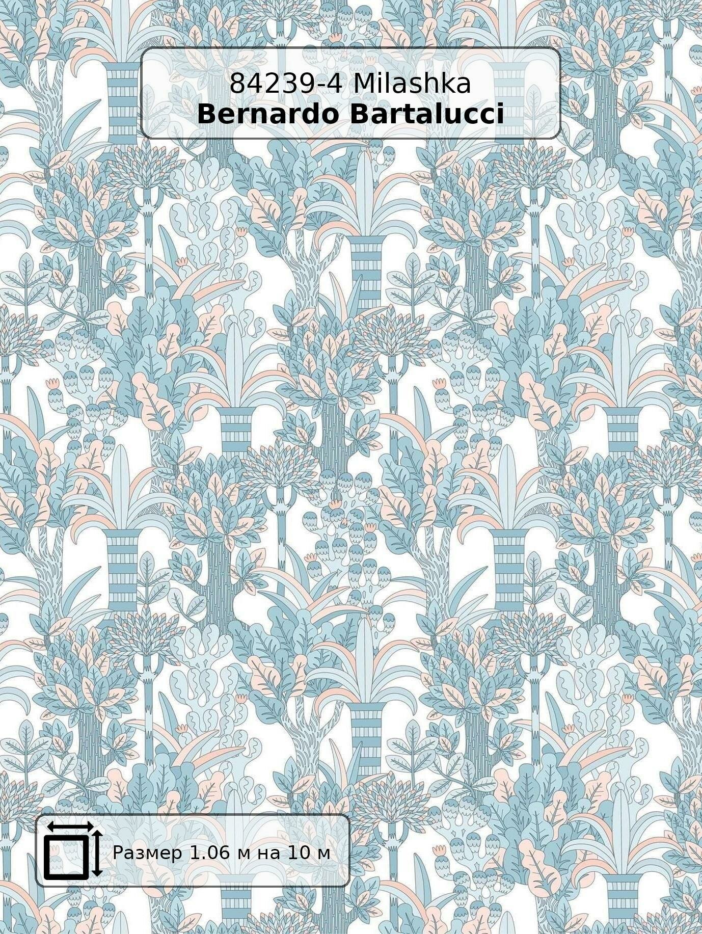 Обои 84239-4 Milashka Bernardo Bartalucci с пальмами, деревьями, метровые