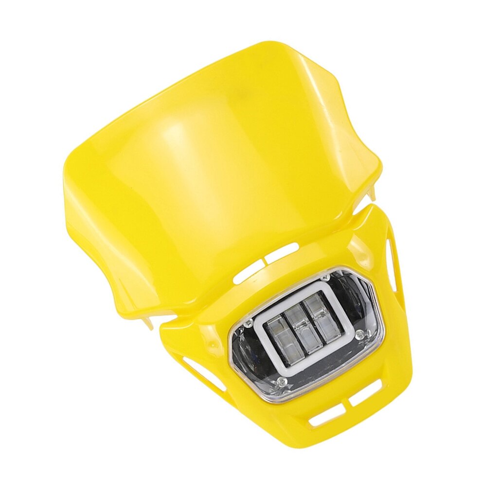 Мотоциклетная Фара Прожектор Скутеры Освещение Мотоцикла Передняя Светодиодная Фара с Обтекателем Ветрозащитный