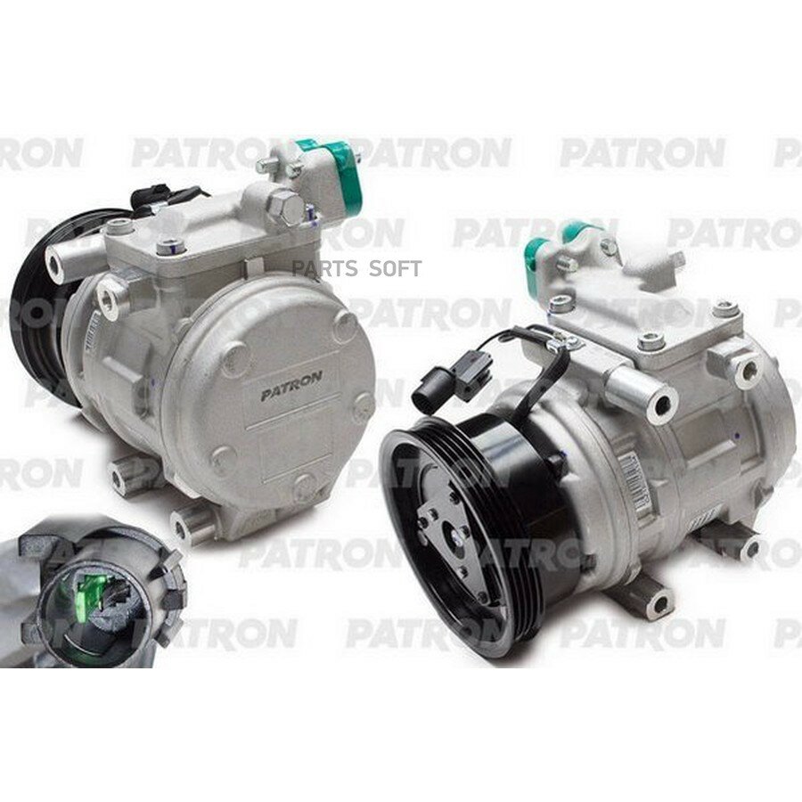 Компрессор кондиционера Hyundai Tucson (04-)/Sportage II (04-) (тип Doowon) от официального дистрибьютора, PATRON, артикул PACC079