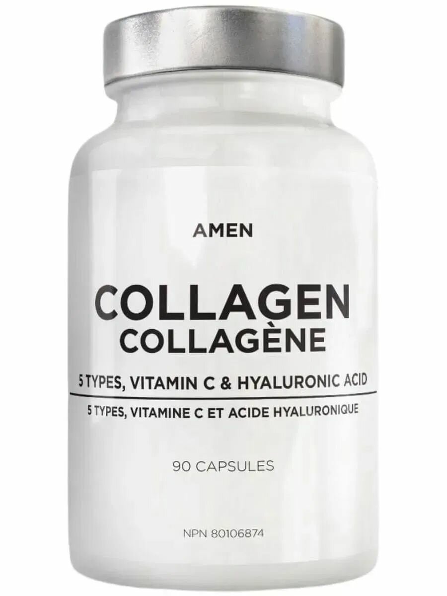 Мультиколлагеновая добавка Codeage с витамином C, 90 капсул для кожи и суставов