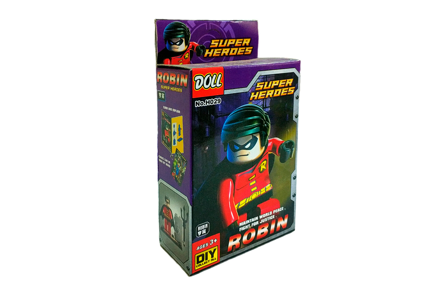 Конструктор DOLL Super Heroes, фигурки мини-супергероев, пластик, 3-9 лет