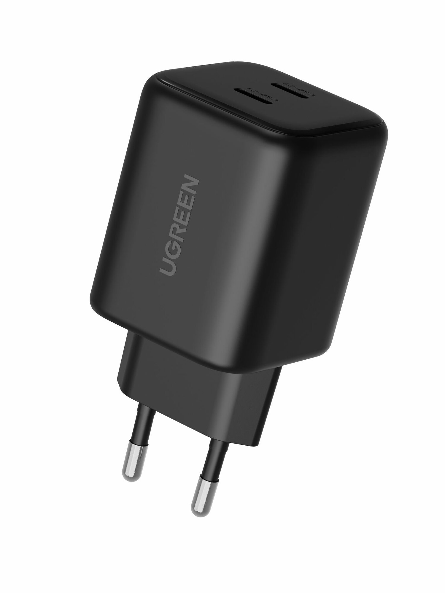 Сетевое зарядное устройство UGREEN X526 (65058) 45W Dual USB-C GaN Fast Charger EU. Цвет: черный