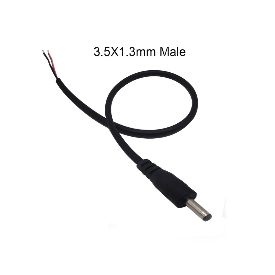 Кабель питания 3.5x1.3mm Male, 5шт