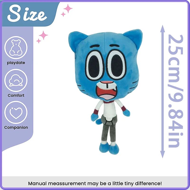 Мягкие игрушки Amazing World of Gumball Darwin Anais Синий, Blue