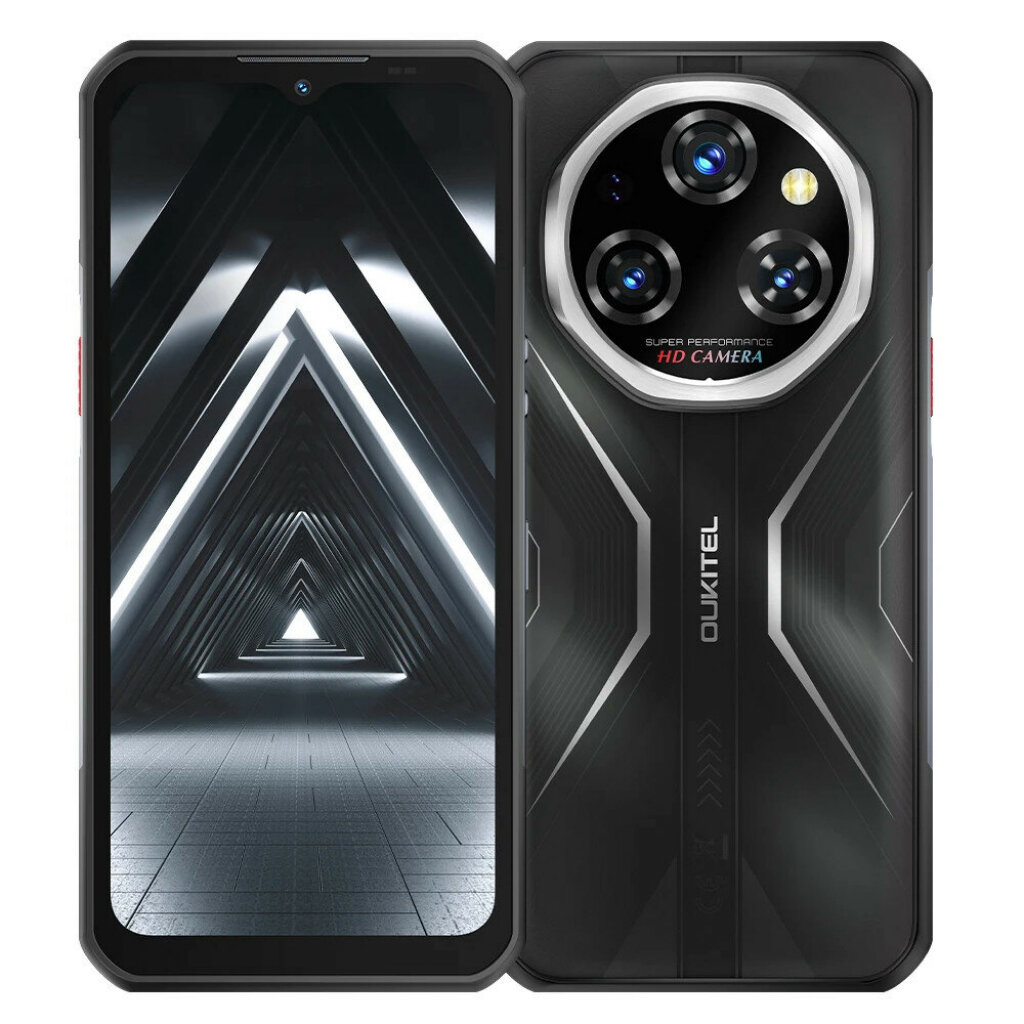 Смартфон Oukitel WP55, 12/256GB, Dual nano SIM, Global, Black (Черный)