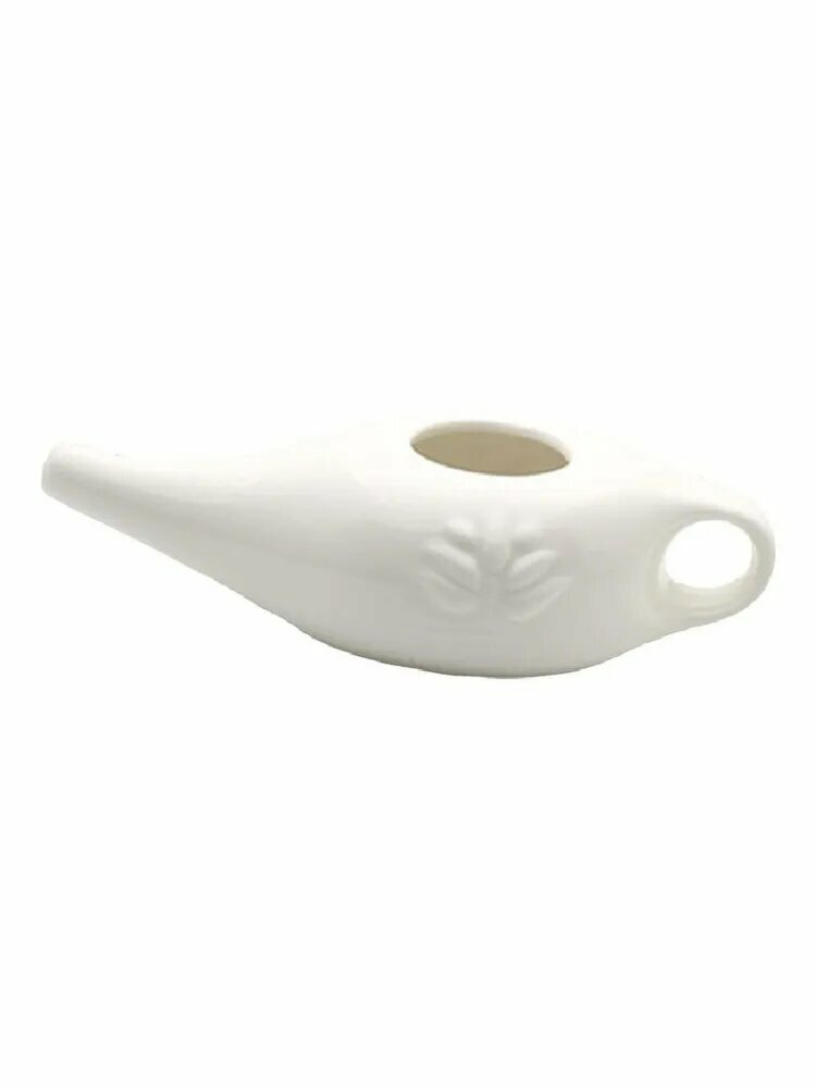 Керамический чайник для промывания носа Neti Pot 250 мл, белый
