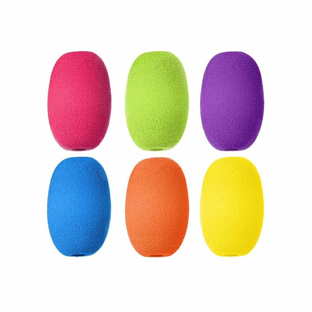 6 штук Губчатые держатели для карандашей для детей, дошкольников, правшей и левшей