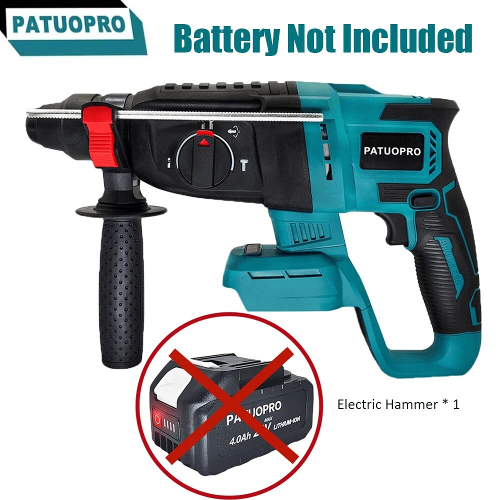Аккумуляторный перфоратор PATUOPRO 26 мм 4 режима 18 В