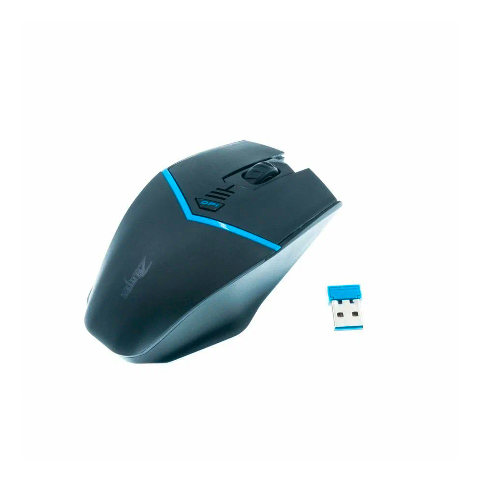 Беспроводная игровая мышь Zelotes F-12, для правой руки, черная