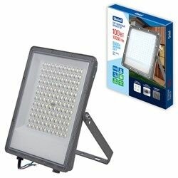 Uniel Прожектор св/д 100W(10000lm 90°) 6500K 6K 225x295x26 серый ULF-F51D-100W/6500K IP65 200-240V