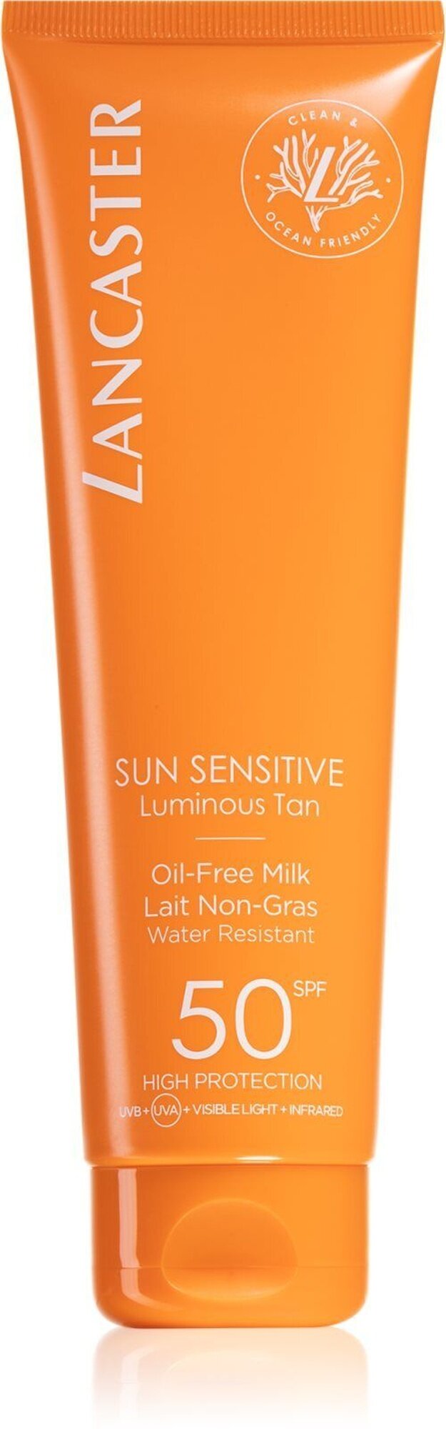 Lancaster лосьон для загара для тела Sun Sensitive Oil - free Milk SPF 50 150 ml