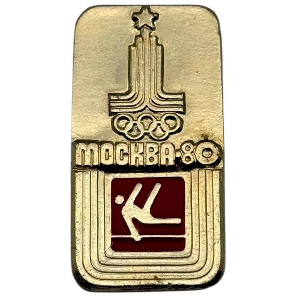 Знак "Москва-80. Гимнастика" СССР 1980 г.