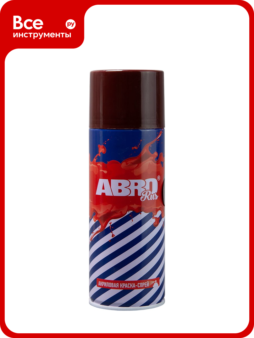 Акриловая краска-спрей ABRO № 29 коричневая SPO-029-R, для различных поверхностей, деревянный,