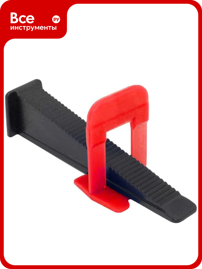 Система выравнивания плитки БСС (СВП) Ворота 1.5мм, зажим 200шт, клинья 100шт 4678596147100, 1,5 мм, прочная