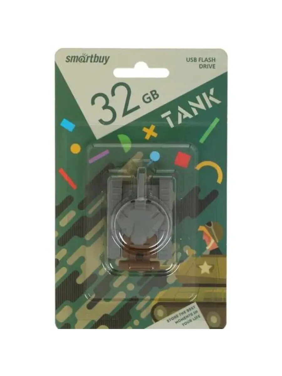 32 ГБ Wild Series Танк SB32GBTN серый USB 2.0 A