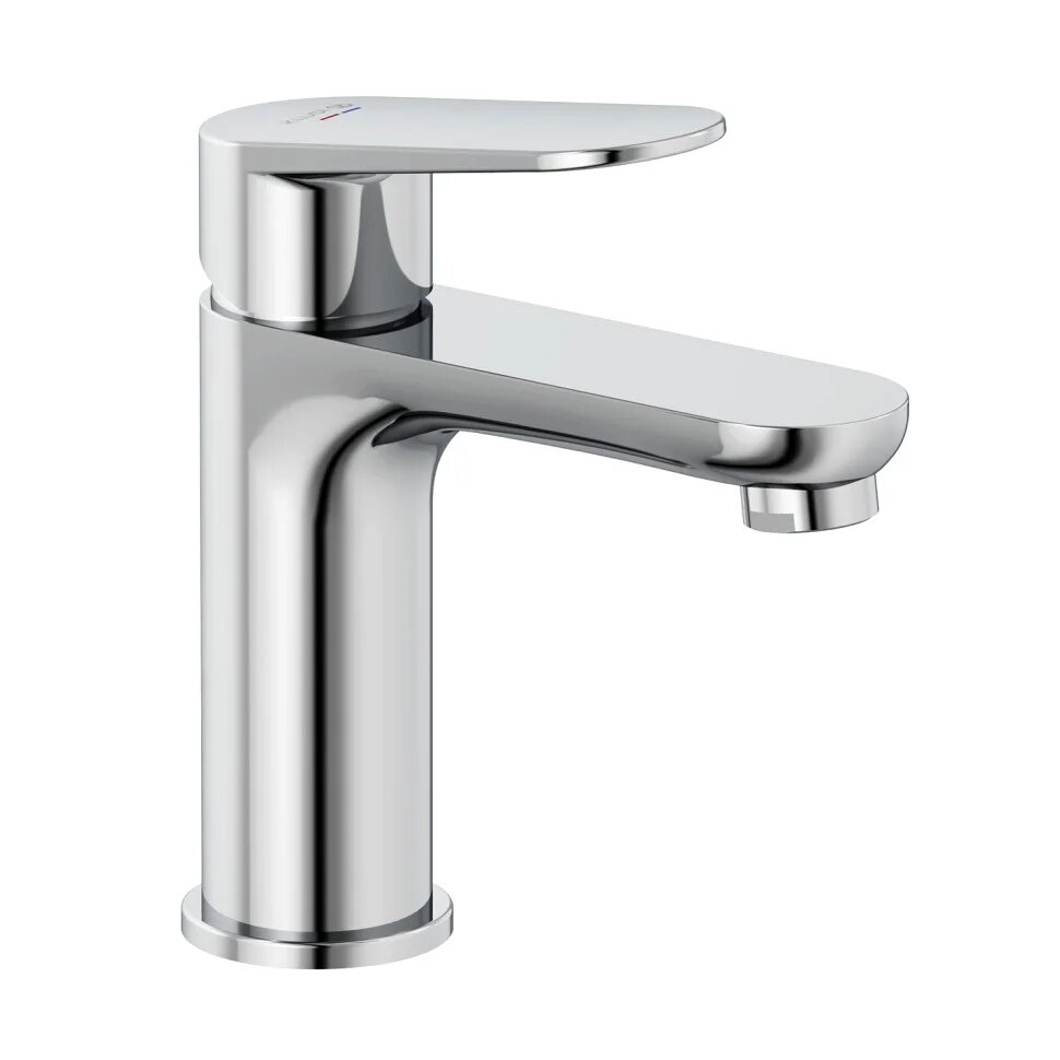 Смеситель для раковины Kludi X1 322820575 хром, глянцевый, кран для ванной в раковину, рычажный, с керамическим картриджем