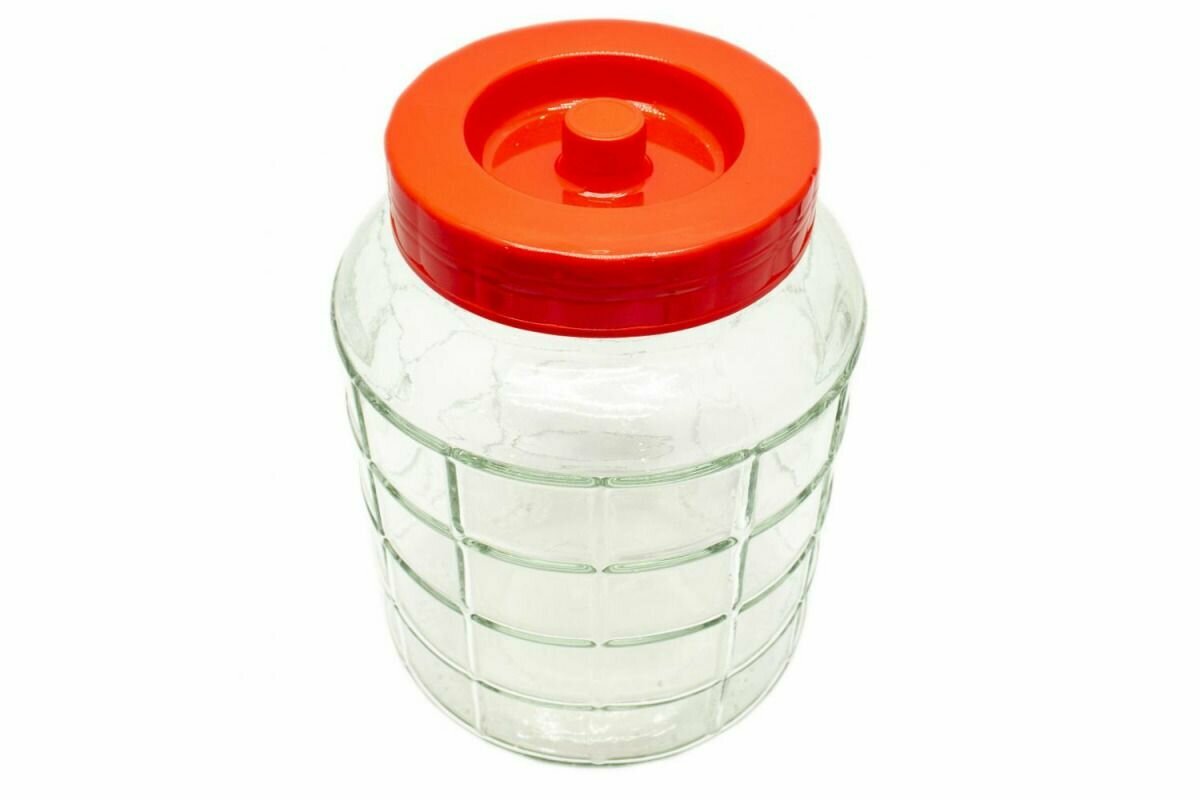 Бутыль (емкость, банка) для браги, вина 9 л c крышкой-гидрозатвором