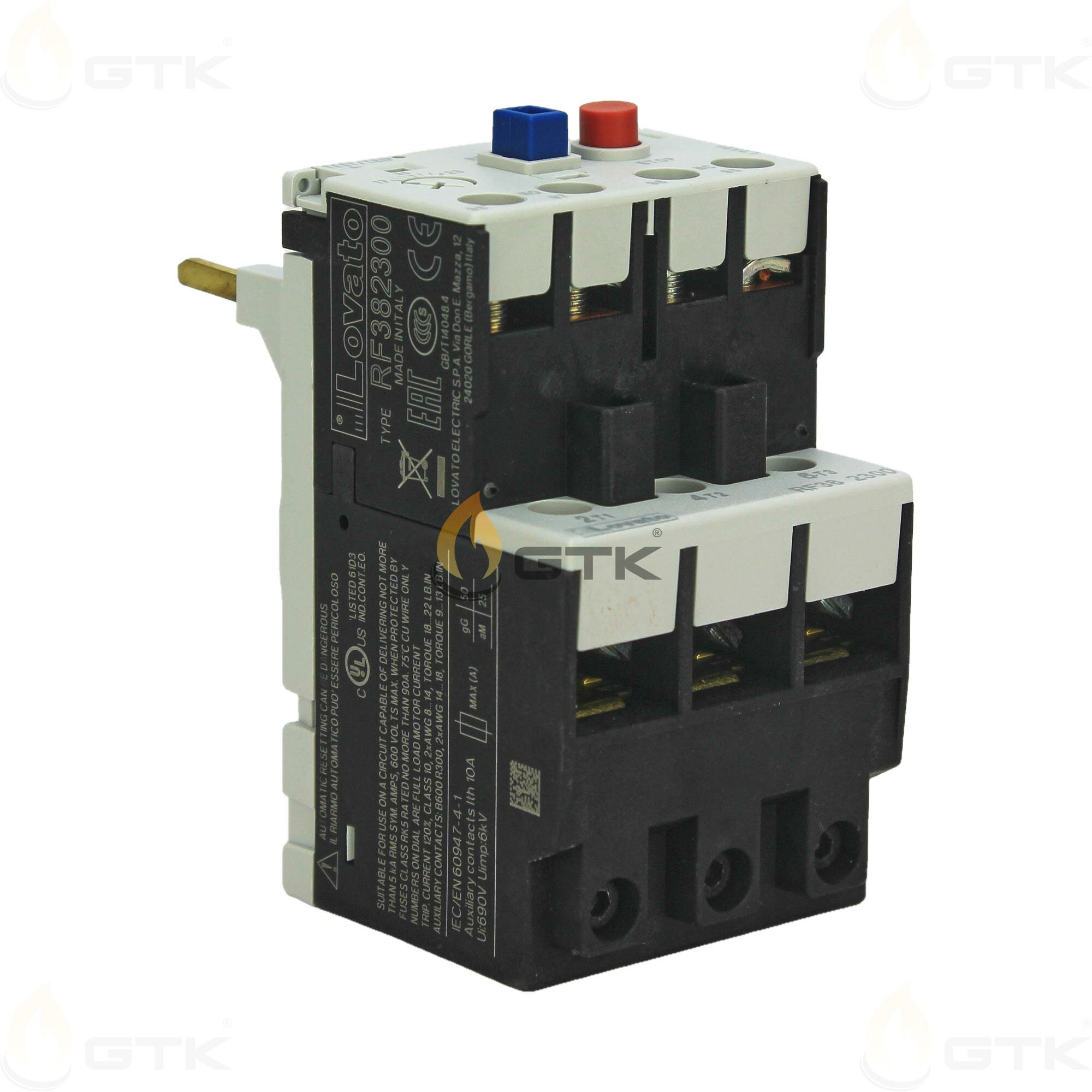 Тепловое реле Lovato RF38 2300 v195 (17,0 - 23,0 A), 65323106