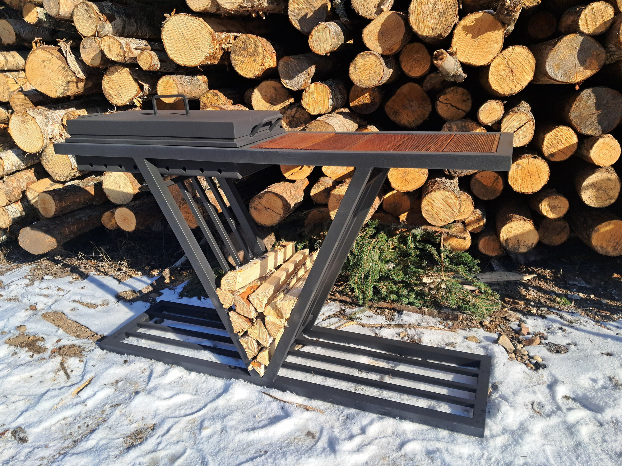 Мангал Лофт с жаровней 6 мм