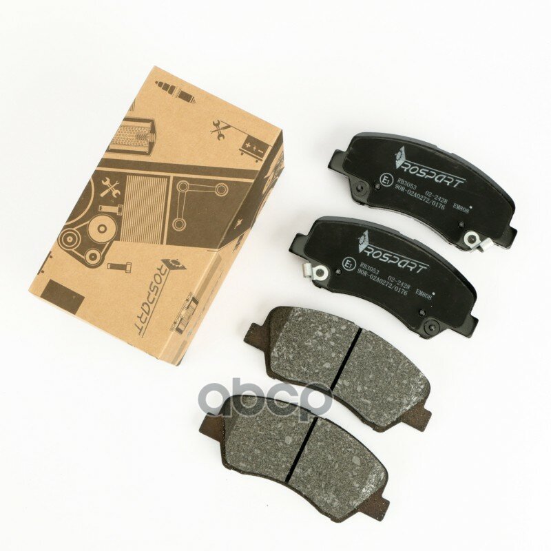 HYUNDAI Solaris RB (2010-) / KIA Rio UB (2011-), Cerato III / GEELY Emgrand, Emgrand 7, GX3 Тормозные колодки передние ROSPAR.