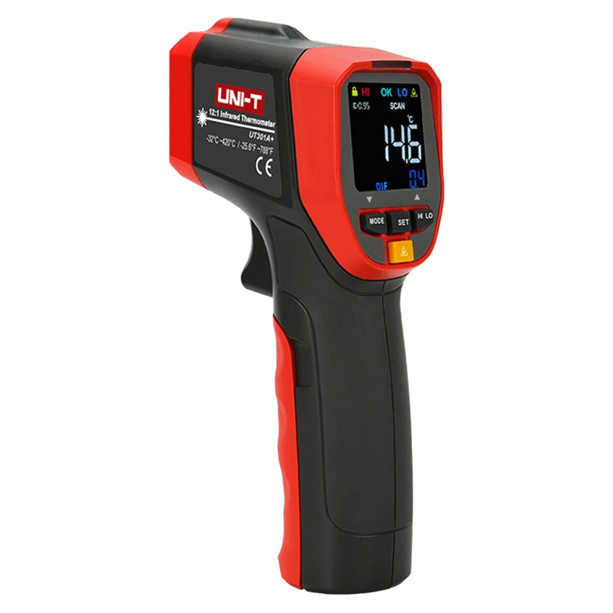 UNI-T UT301A+ Пирометр для дистанционного измерения температуры от -32 C до +420 C