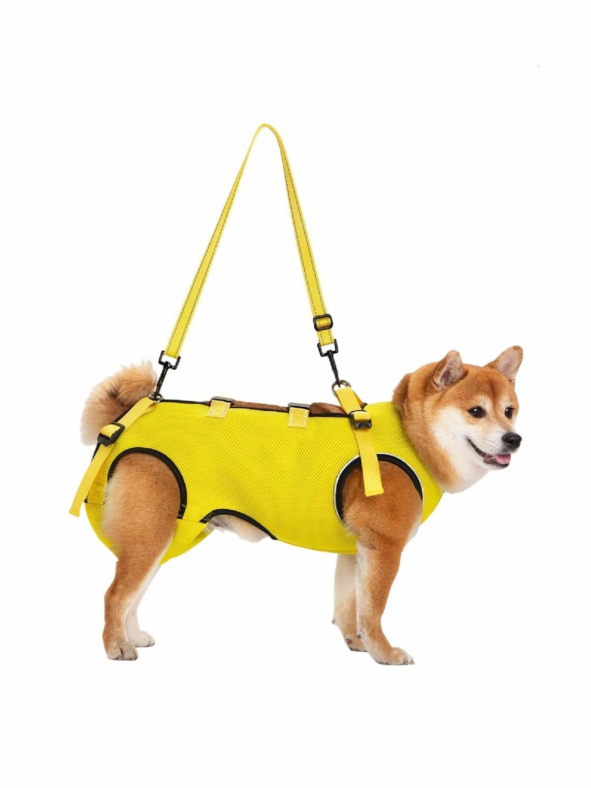 Фурнитура для ошейников и поводков, Слинг для кормления собак, костюм для реабилитации инвалидов при ходьбе-желтый-XS