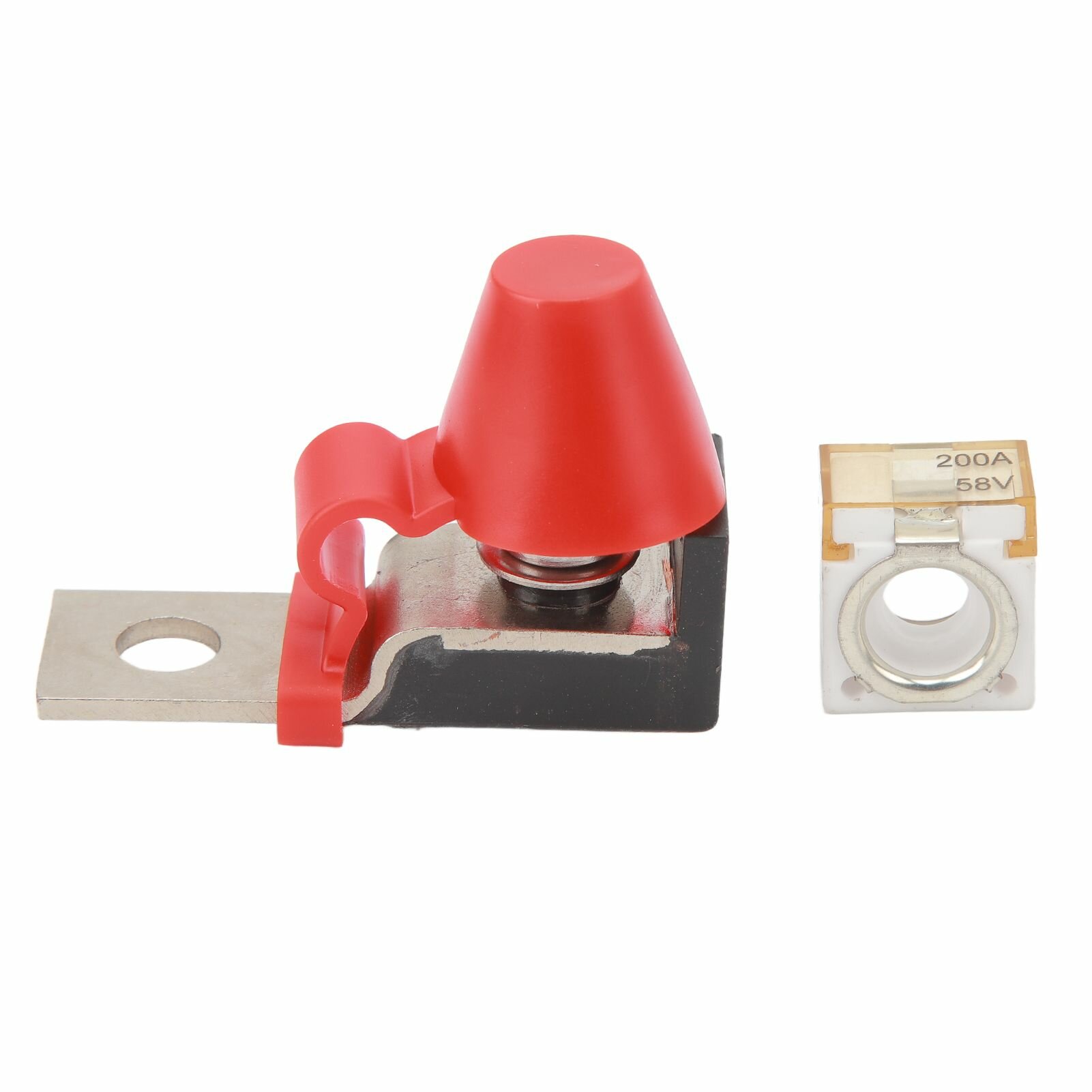 Комплект клеммных предохранителей 58 В с одним штифтом M8 для нескольких аккумуляторов, зажигания, лодок, грузовиков, автофургонов, строительных машин 200 А
