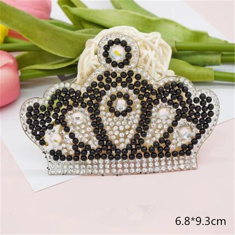 Корона из страз Black crown 2