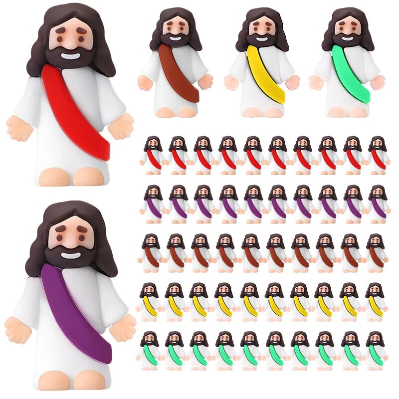 Фигурки Иисуса ПВХ 50-300 шт. 50PCS