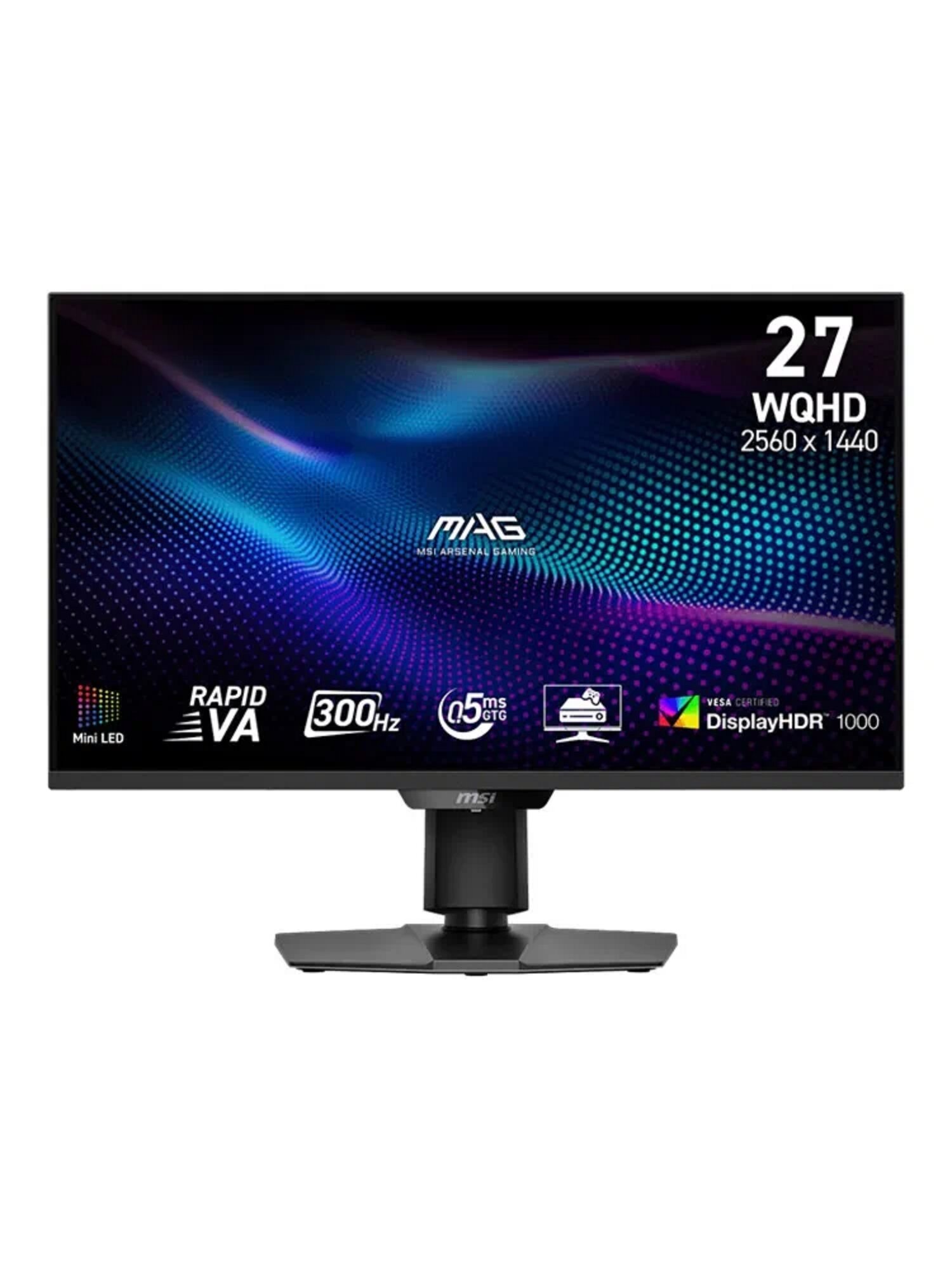 Монитор 27" MSI, MAG 274QPF X30MV, VA, 300Гц, 16:9, 2560*1440, Черный