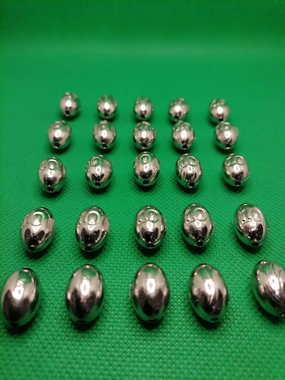 Оливка скользящая 3/8 унц.(10 г.), 5 шт, грузило для донной ловли, рыбалка