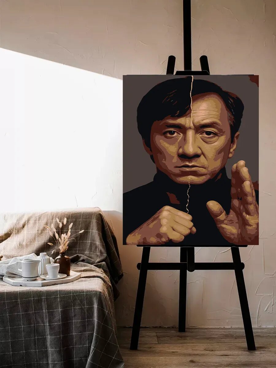 Картина по номерам Джеки Чан Актер Jack Tang
