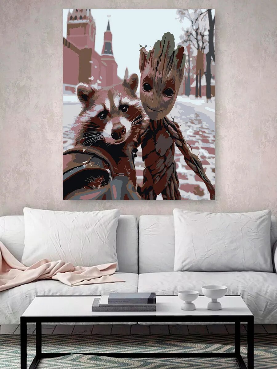 Картины по номерам Груд и Ракета