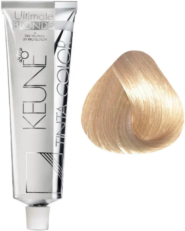 Keune Tinta Color 1012 Краска Тинта Ultimate Blonde Специальный Пепельно-перламутровый блондин 60 мл