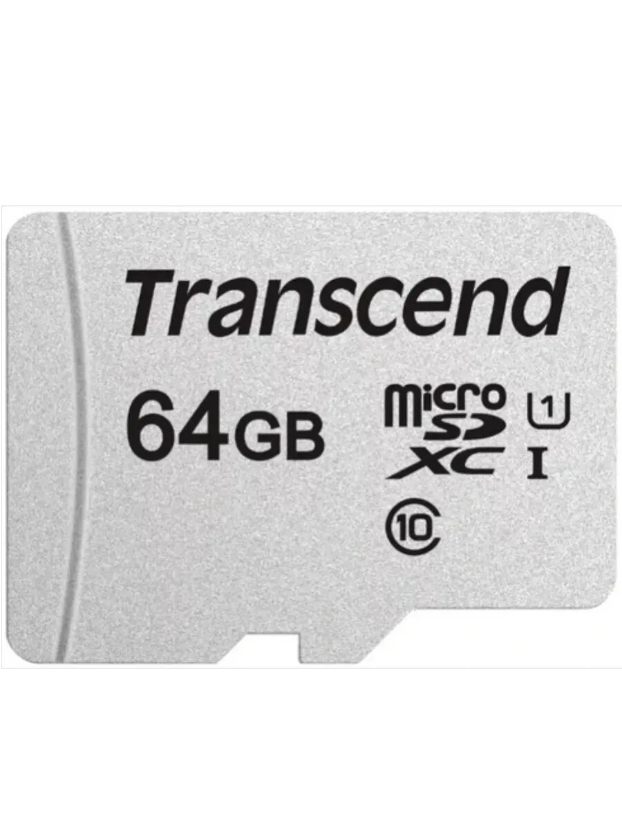 Карта памяти microSDHC UHS-I U1 Transcend 64 ГБ 95 МБ/с