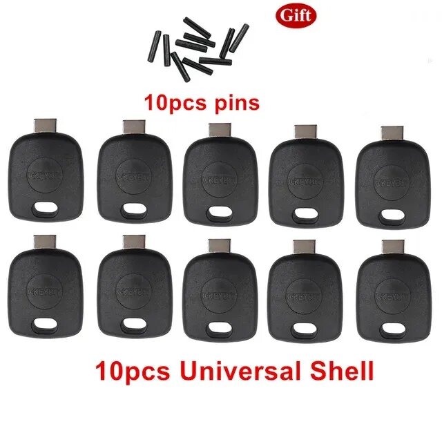10/20/50 шт. KEYDIY универсальный корпус автомобильного ключа-транспондер чехол для автомобильного ключа KD/VVDI лезвия головка с держателем чипа, 10pcs