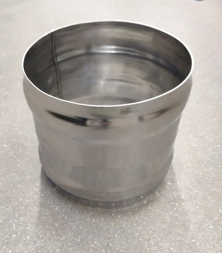 Адаптер нерж. (AISI 430/0,8мм) д.115х115 (ММ)