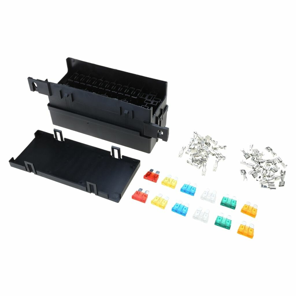Автомобильные инструменты, Блок предохранителей с реле на 12V и предохранителями, 1 комплект