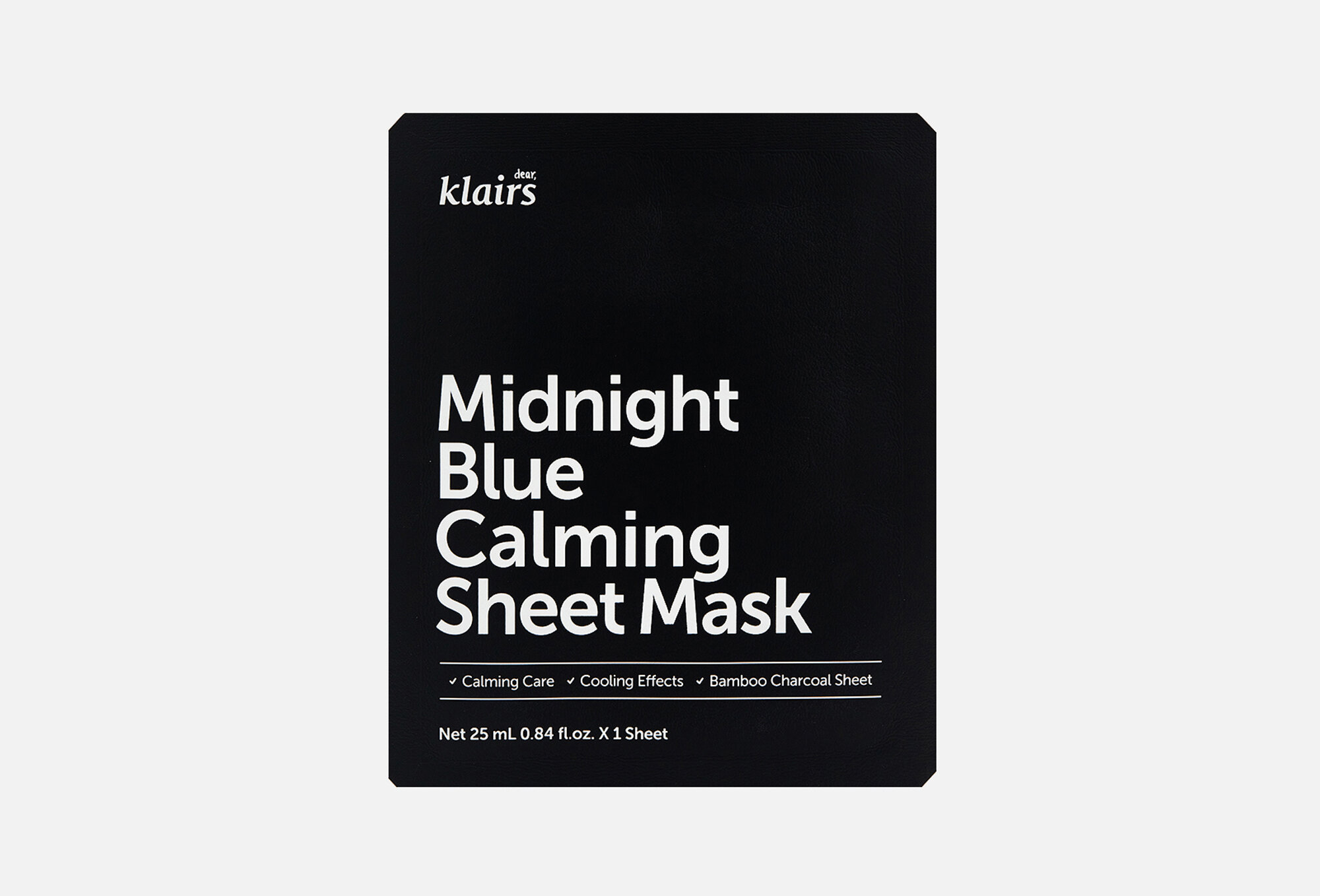 Тканевая маска для лица DEAR, KLAIRS Midnight Blue Calming Sheet Mask