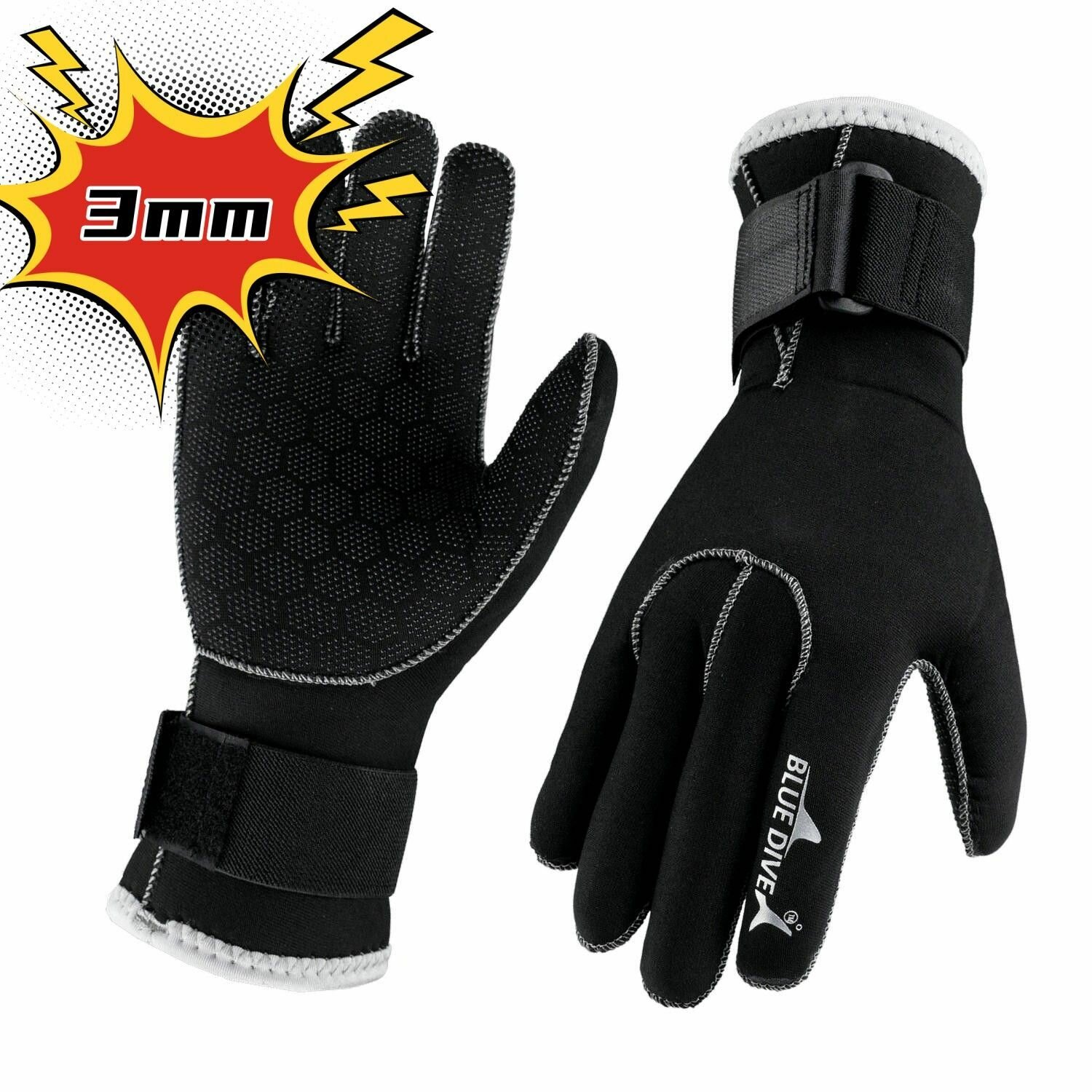 Перчатки для дайвинга из неопрена толщиной 3 мм