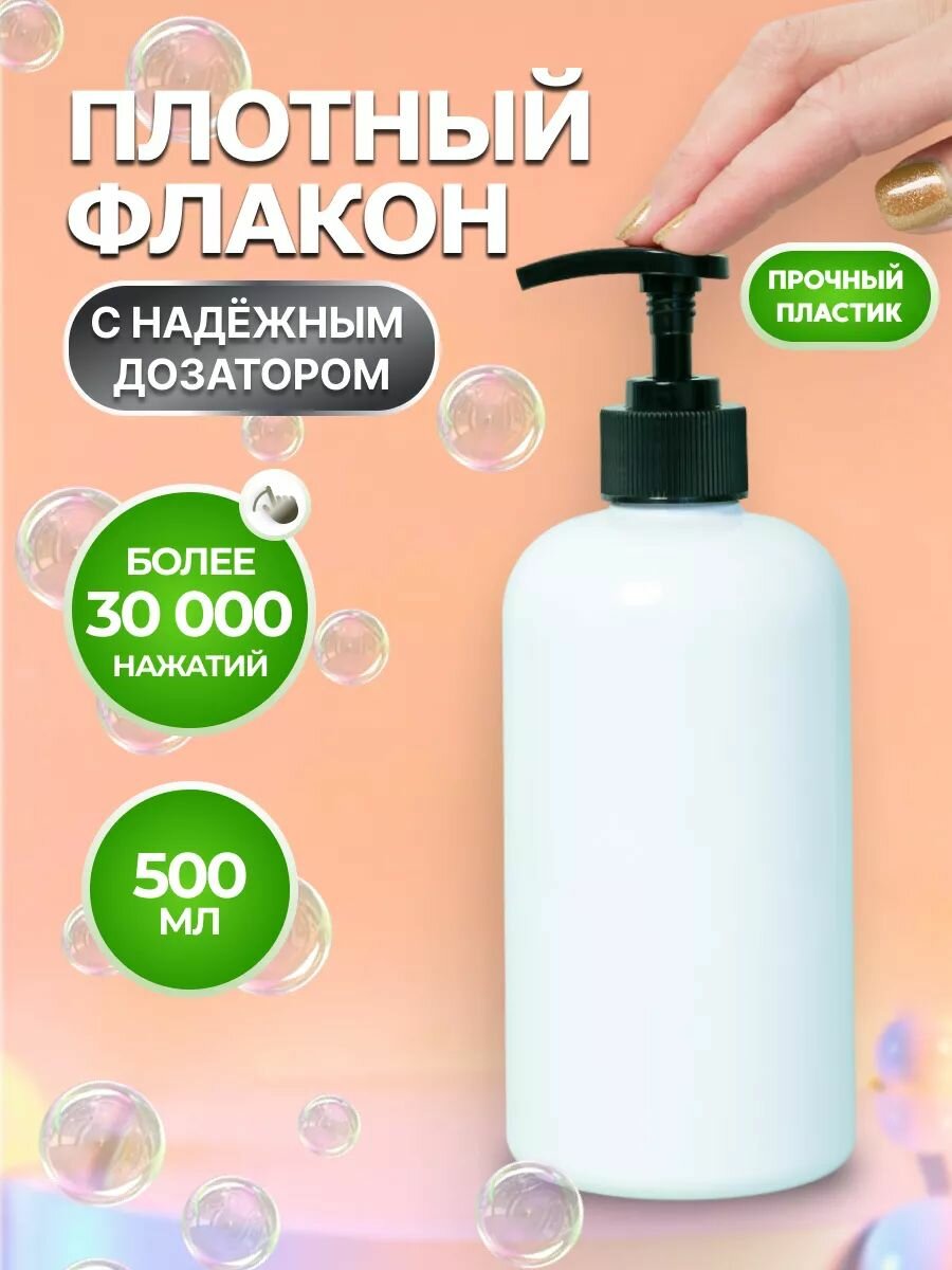 Флакон с дозатором для жидкого мыла и моющих средств