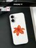 Чехол на Apple iPhone 17 / Айфон 17 с принтом "Оранжевый цветок", прозрачный